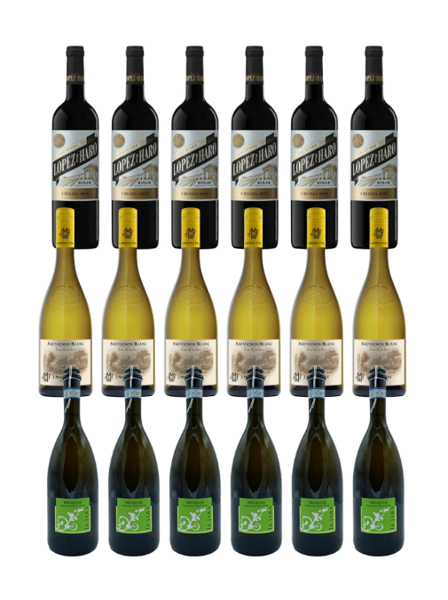 The Luxury Party Package | 18 Bottles | The Nude Wine Co